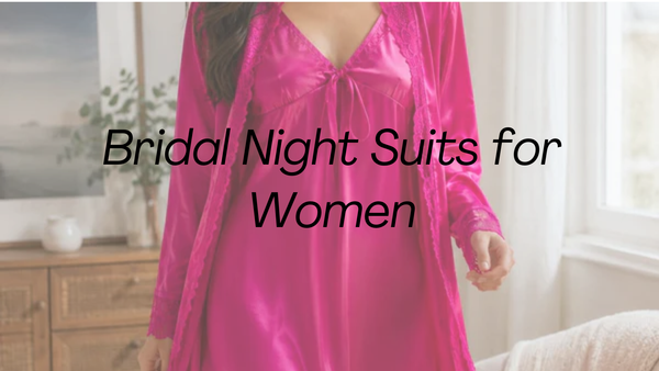 Bridal Night Suits for Women: What to Pack for Your First Night Togeth ...
